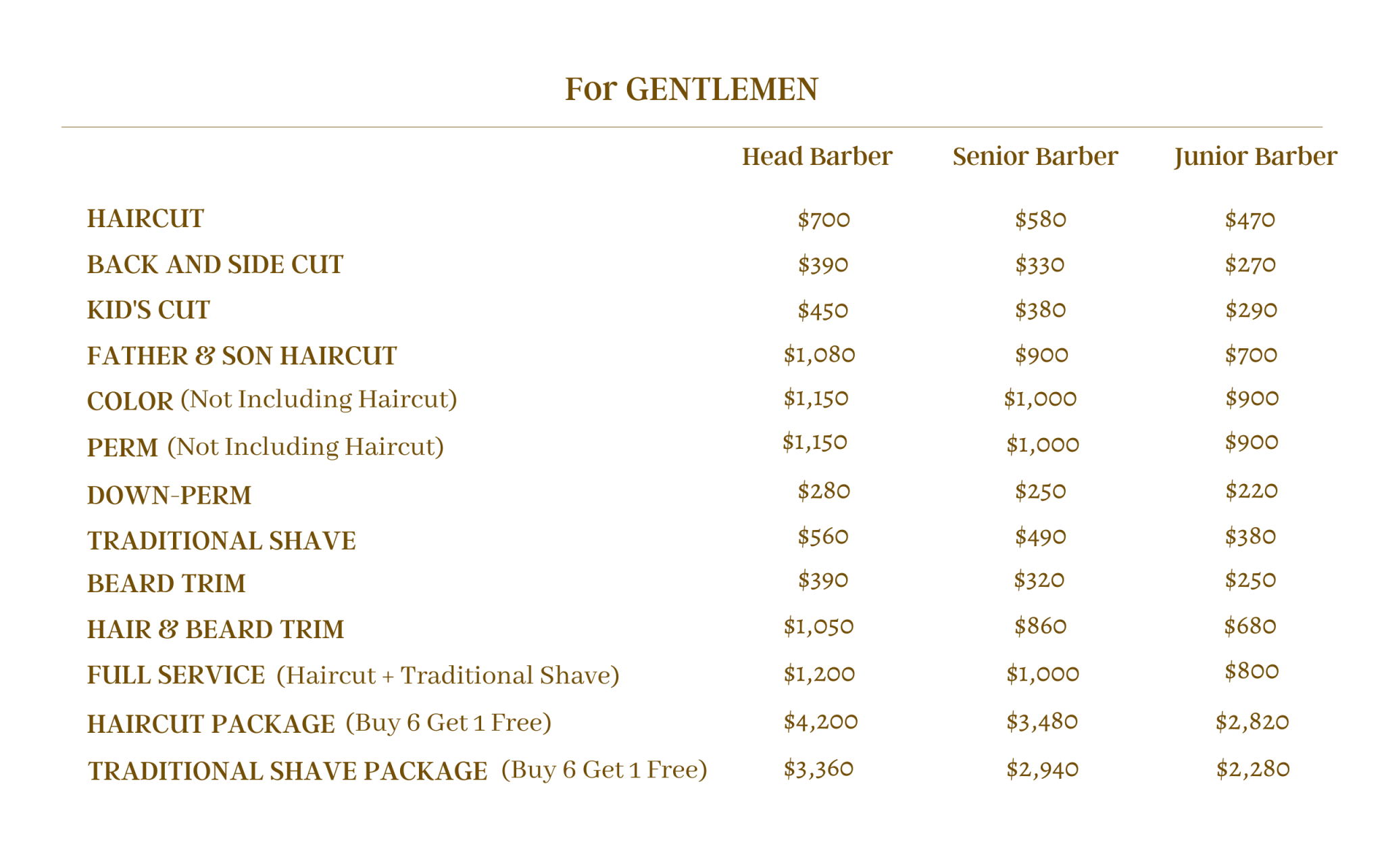 THE BEAU BARBERSHOP – this is The Beau Barbershop